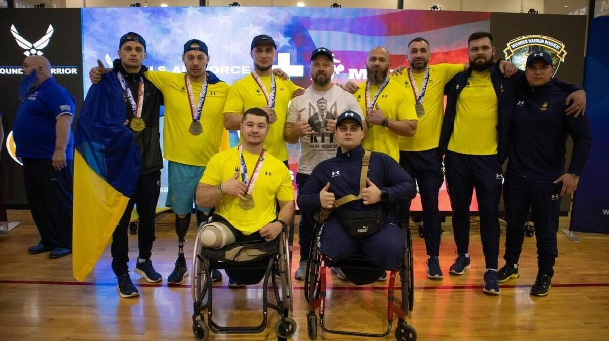 Ukraine's national team wins 34 medals at tournament among war veterans ...