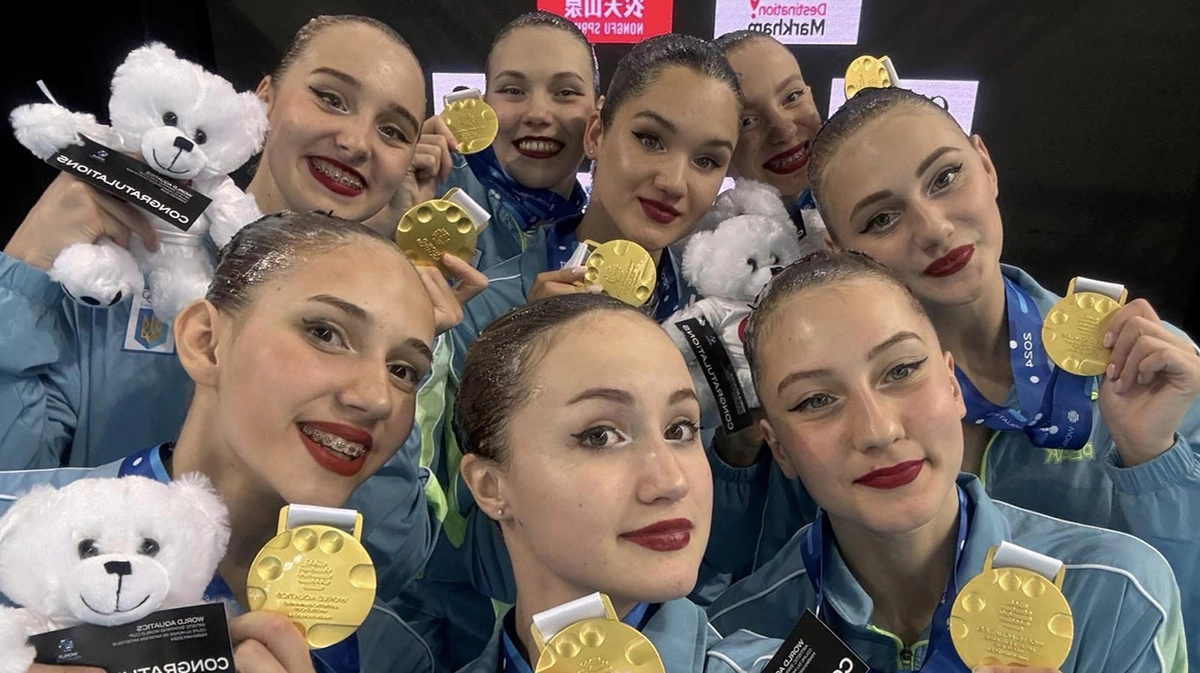 Ukraine's national team wins third stage in artistic swimming World Cup ...