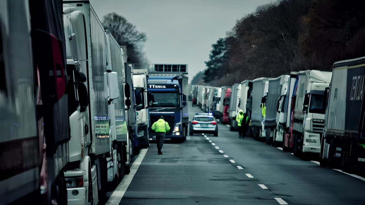 Over 2,000 lorries headed for Ukraine are stuck in Poland | Ukrainska ...
