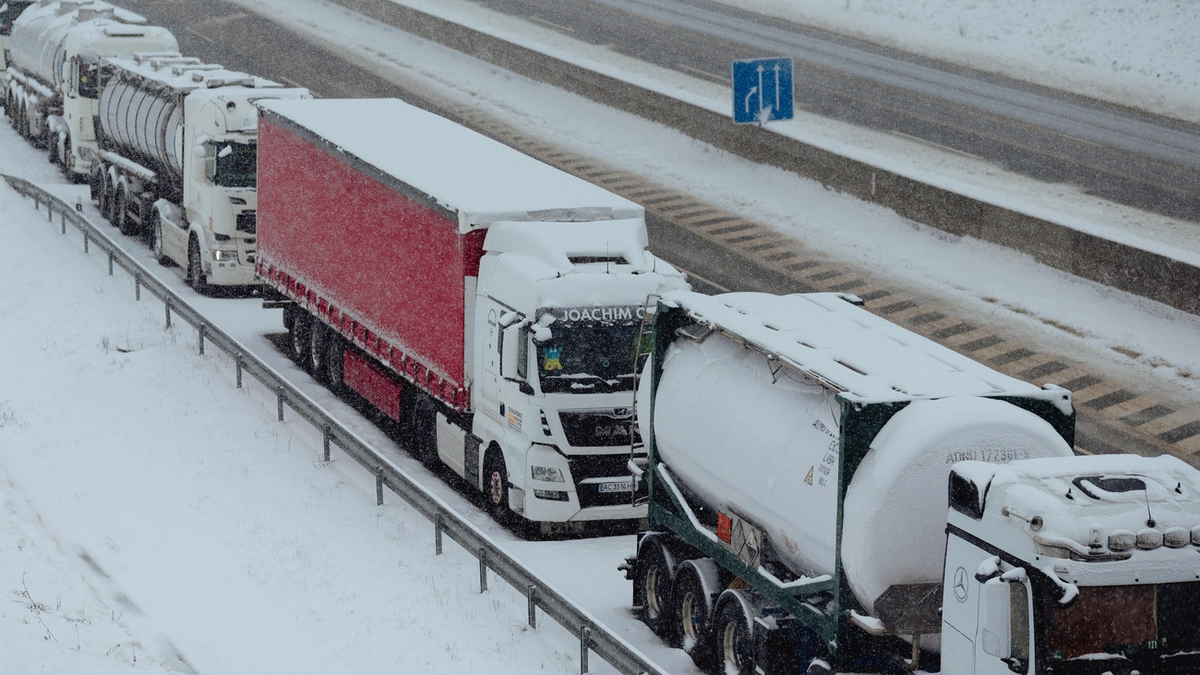 Ukraine's State Border Guard Service reveals how many lorries wait in ...