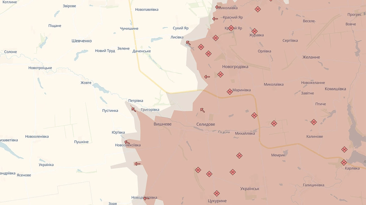 Russians advance near 7 Ukrainian settlements – DeepState | Ukrainska ...