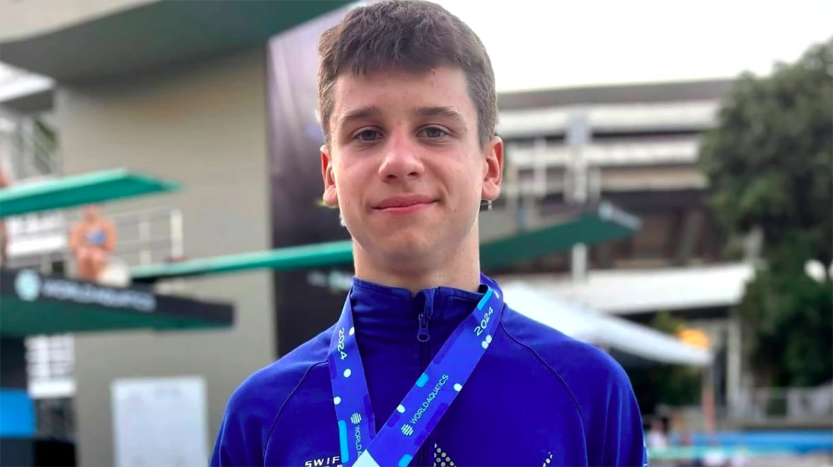 Ukrainian athlete Hrytsenko wins gold at World Junior Diving ...