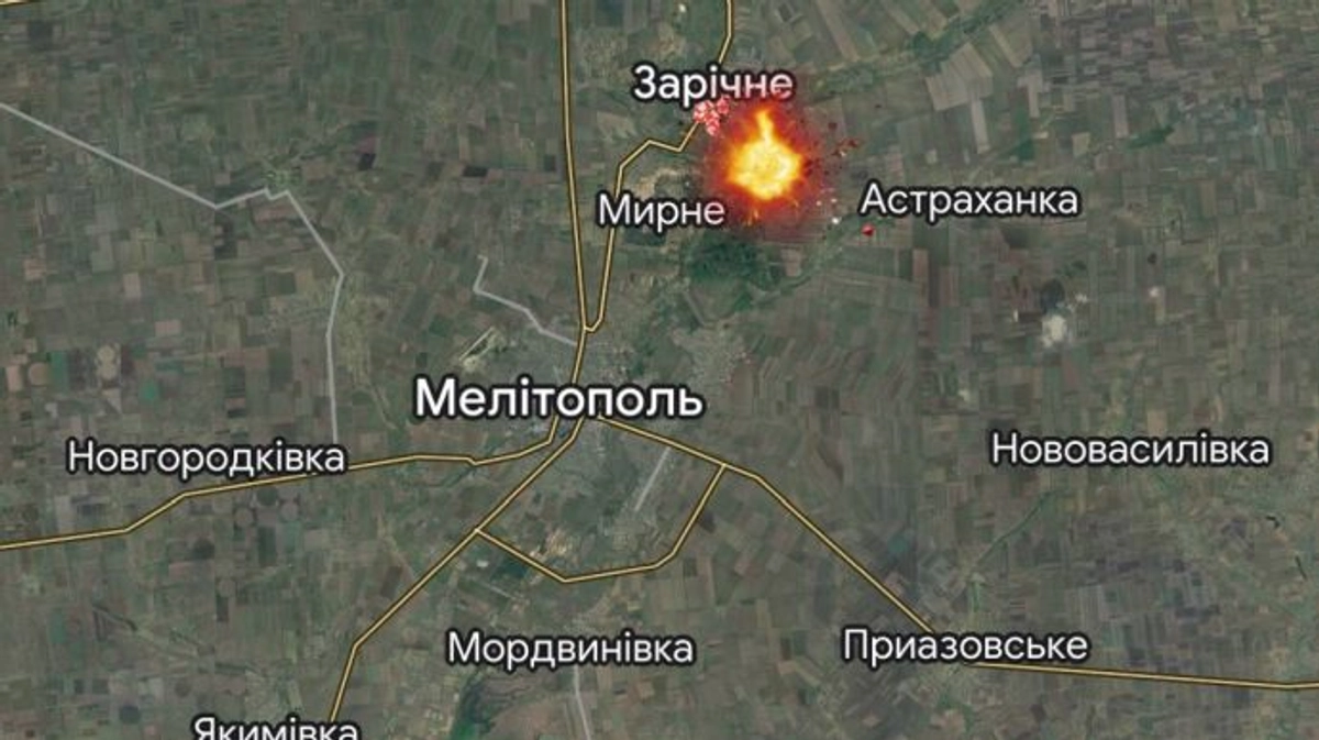 Powerful explosion near Melitopol, presumably at Russian base – mayor ...