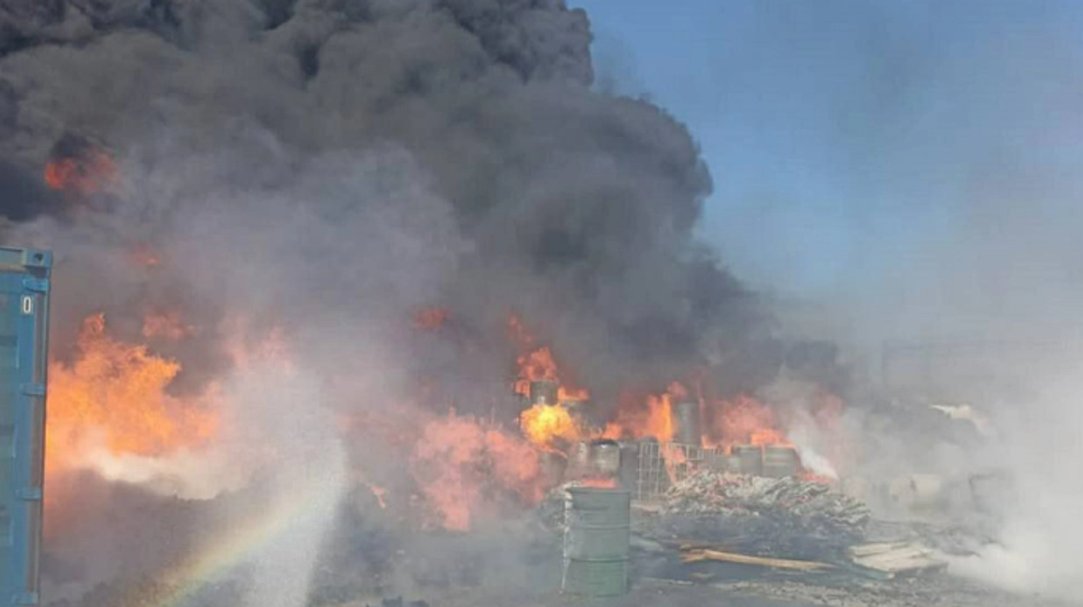 Major fire rages in Russia's Novorossiysk port: cargo terminal in ...