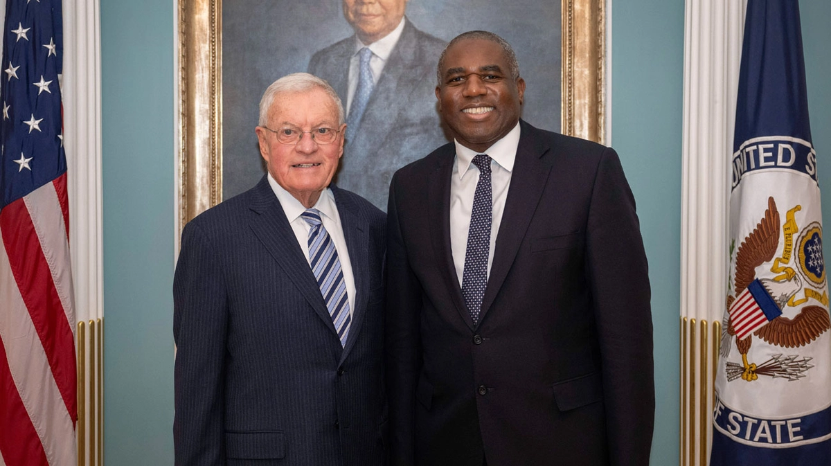 Trump's special envoy Kellogg meets UK Foreign Secretary Lammy to ...