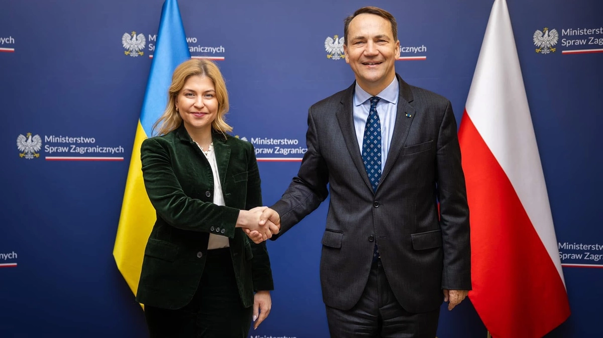 Poland's foreign minister and senior Ukrainian official discuss Ukraine ...