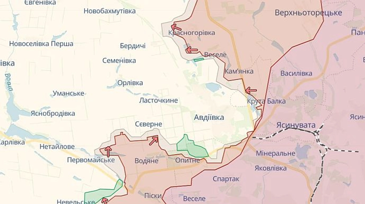 Ukraine's Armed Forces say Russian forces near Avdiivka dig tunnels and ...