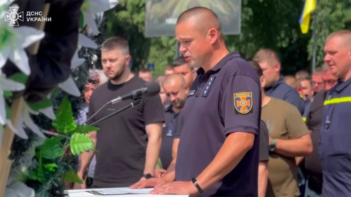 Kyiv bids farewell to emergency workers killed while dealing with ...