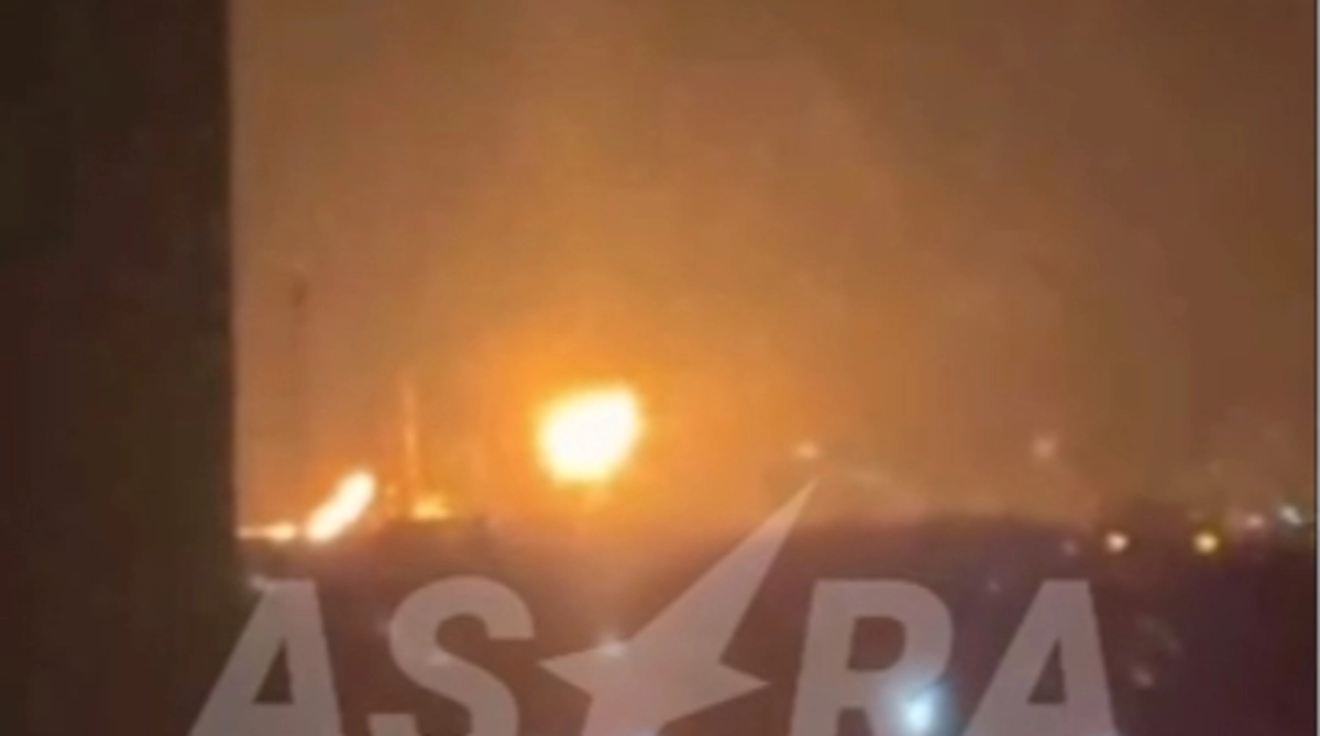 Russia reports fire at oil refinery and port after drone attack ...