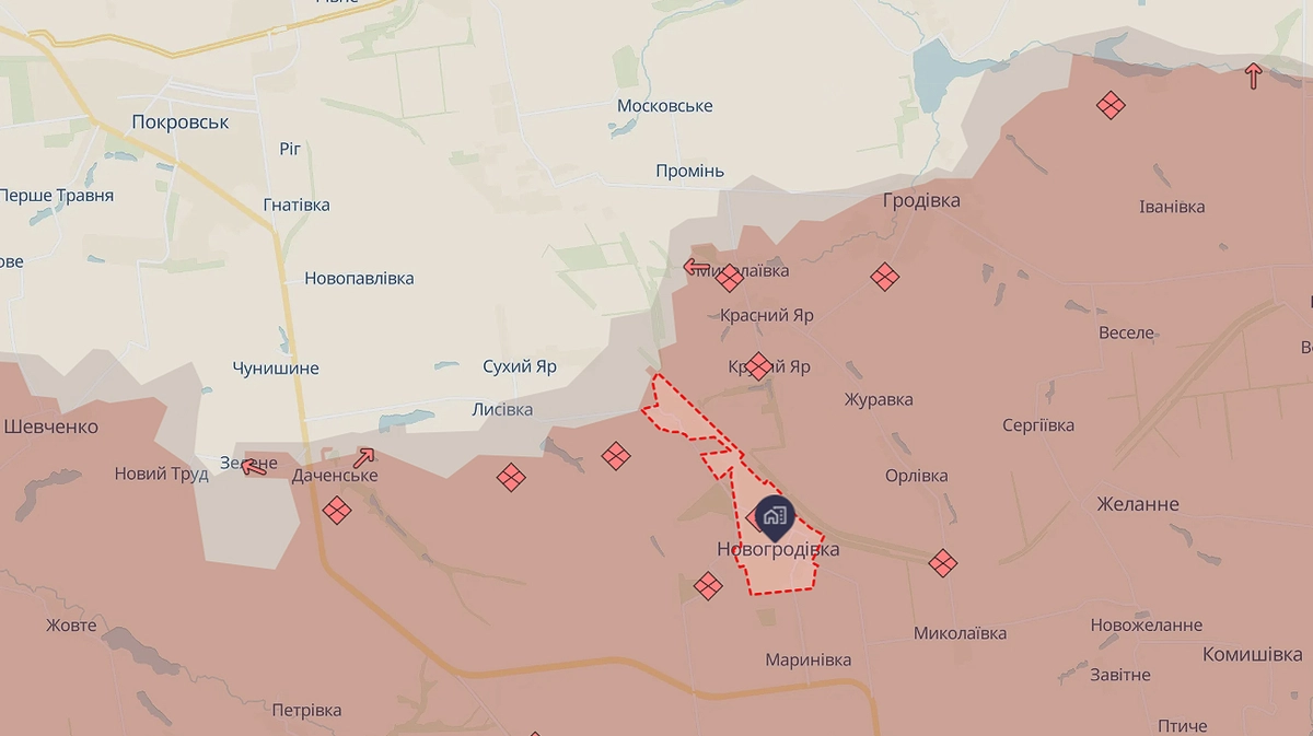 Ukrainian Armed Forces hit Russian command post in Novohrodivka ...