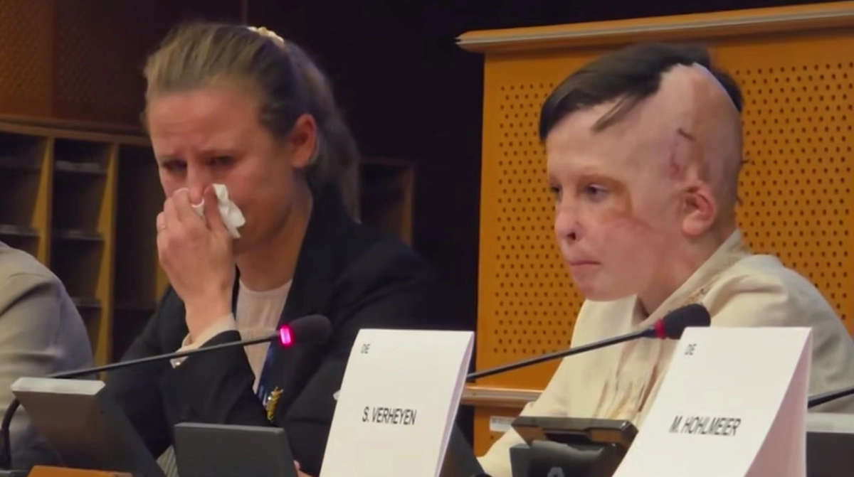 EU Parliament interpreter couldn't hold back tears as she relayed story ...