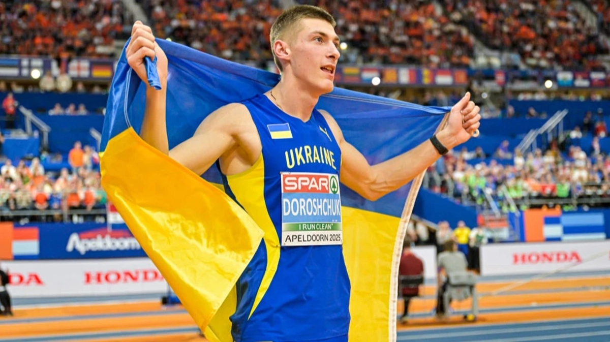 Ukrainian athlete Doroshchuk wins gold in men's high jump at European ...