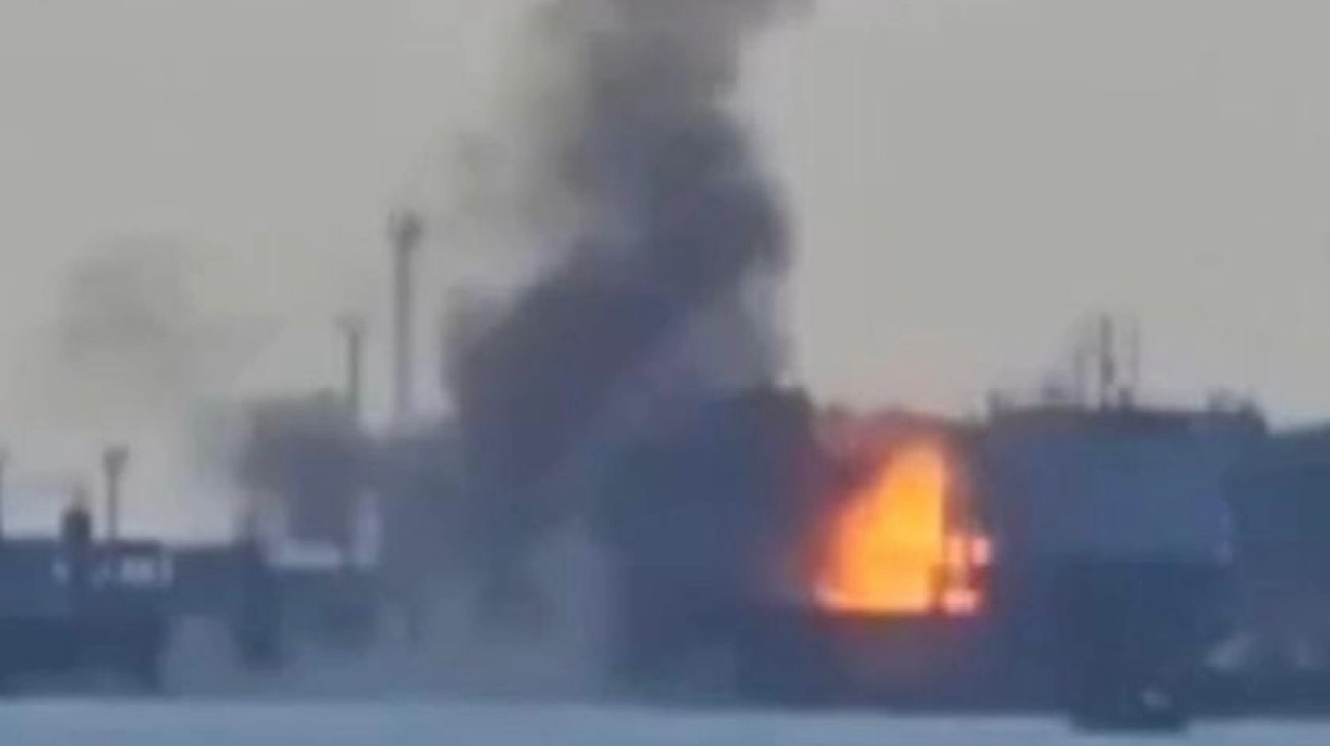 Ukraine's forces significantly damage Russia's Slavyanin ferry in port ...