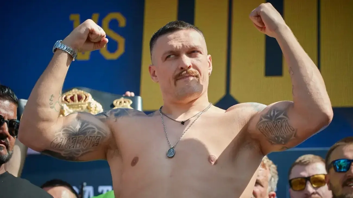 We're athletes, not hooligans – Usyk on Fury's father's behaviour ...