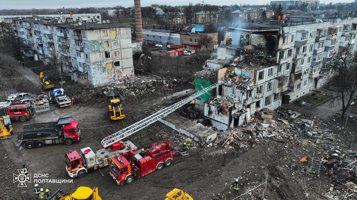 Death toll of Russian attack on Poltava rises to 15 after injured man ...