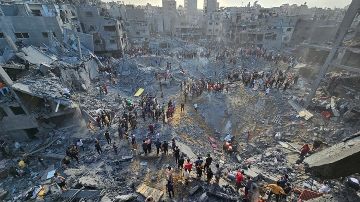 Israel hits refugee camp in Gaza for second time | Ukrainska Pravda