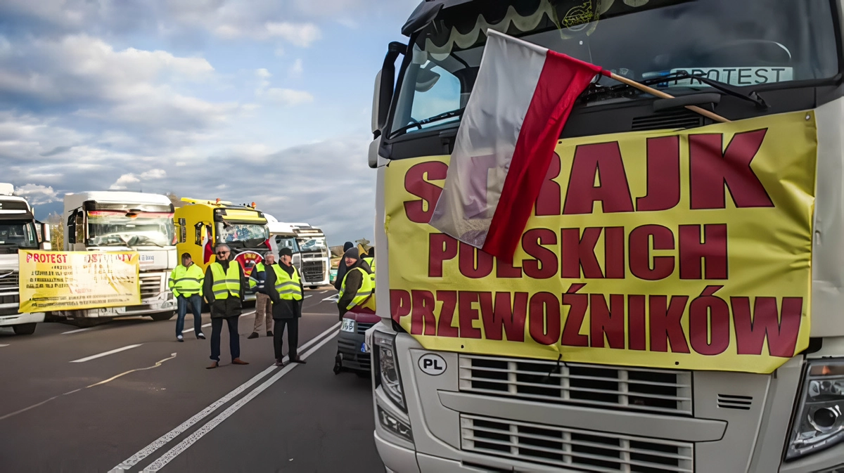 3,500 lorries stuck on border in Poland | Ukrainska Pravda