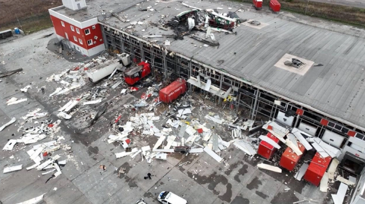 Russian attack on delivery company depot: DNA testing will be needed to ...