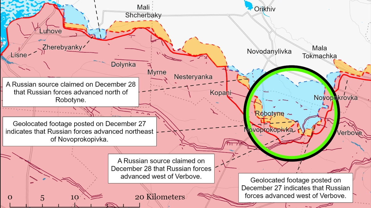 Positional fighting continues near Robotyne – ISW | Ukrainska Pravda