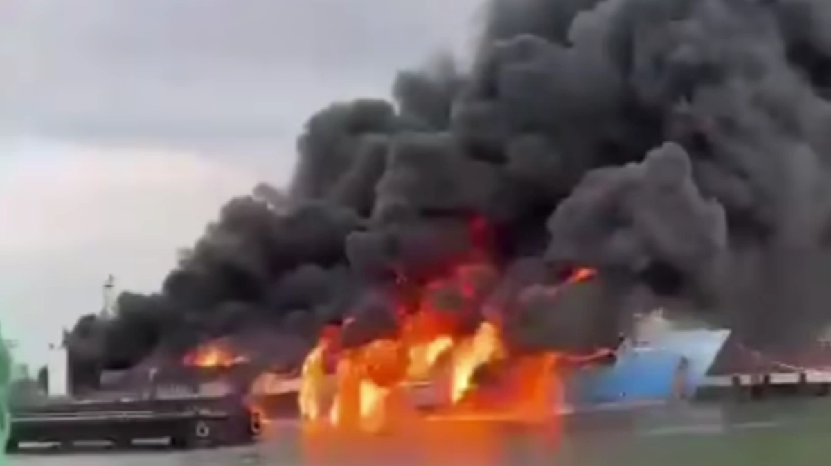 Ukrainian Navy confirms destruction of Russia's Conro Trader ferry ...