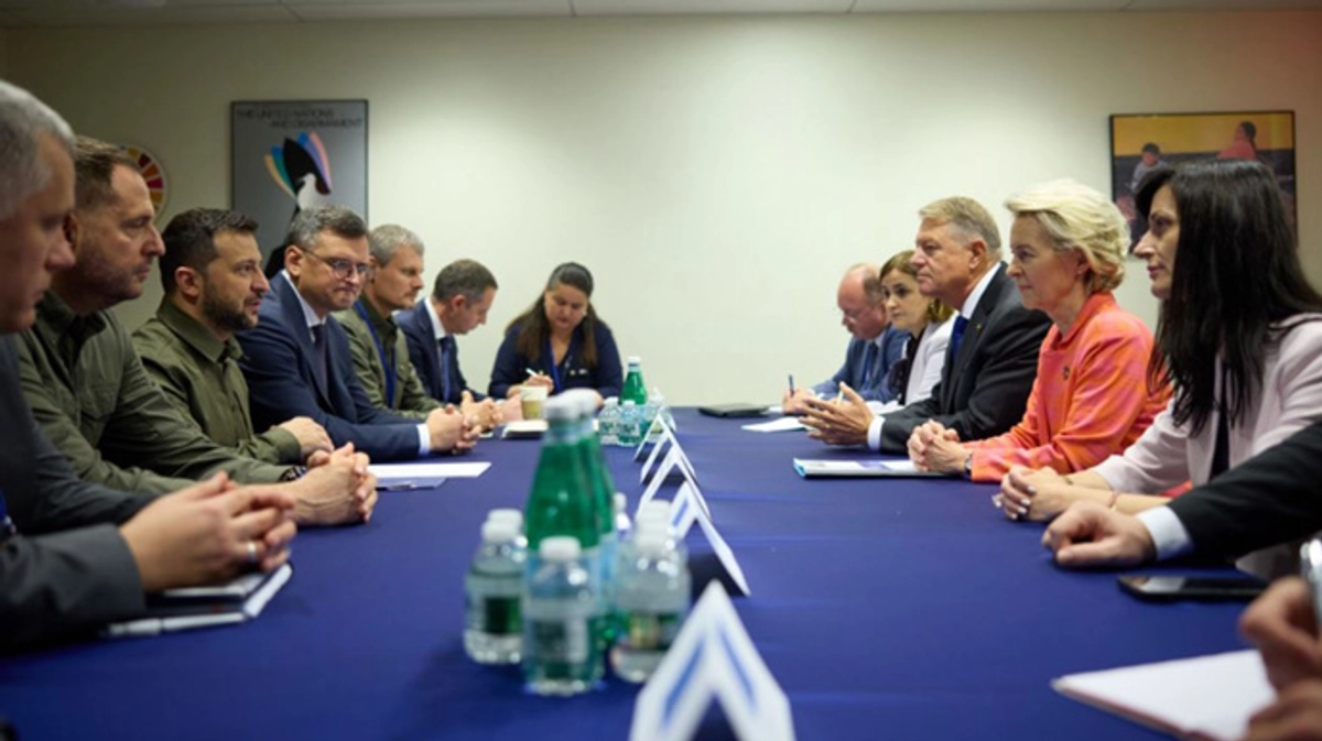 Zelenskyy meets with European Commission President, discusses Ukrainian ...