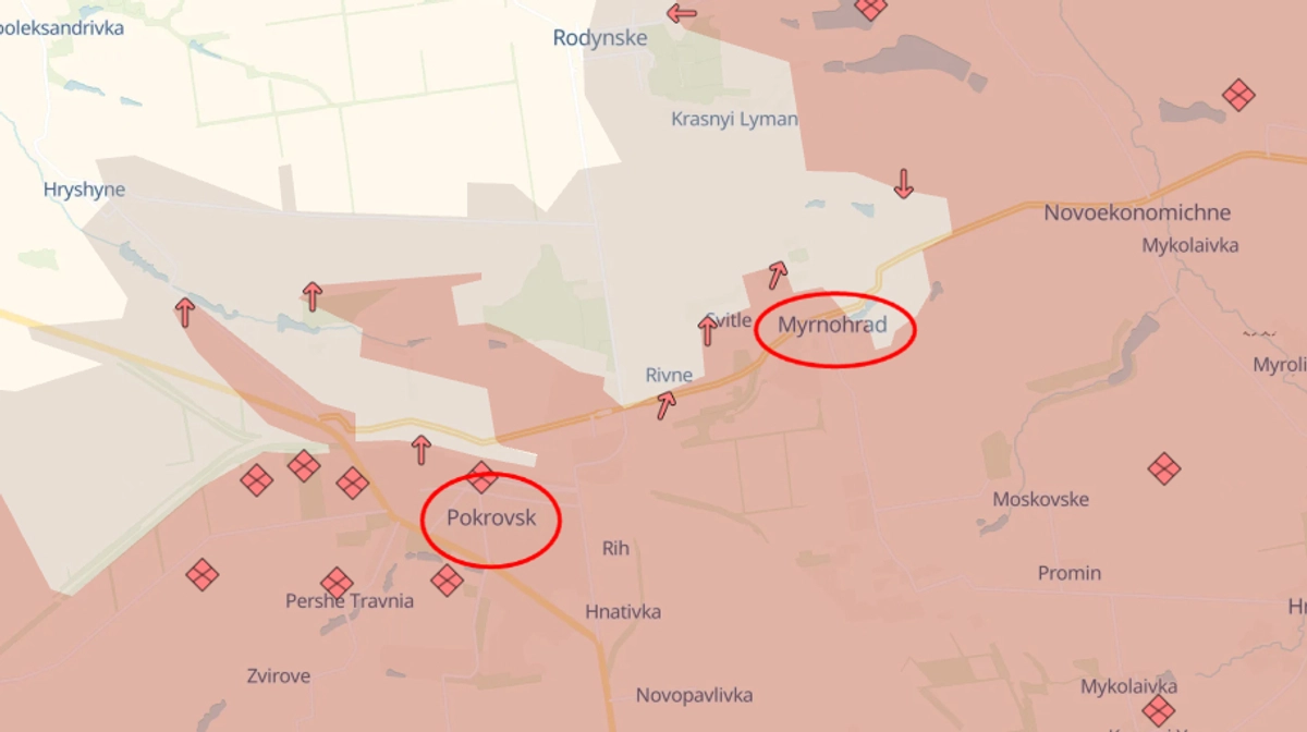 Russians expand control in Pokrovsk and Myrnohrad in Donetsk Oblast ...